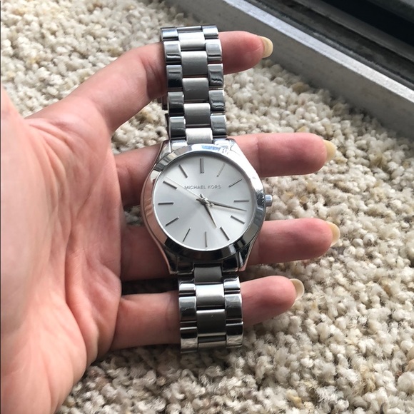 Michael Kors | Jewelry | Michael Kors Silver Watch | Poshmark